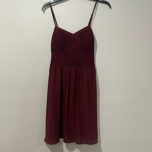 Xhilaration | Dresses | Wine Colored Dress | Poshmark